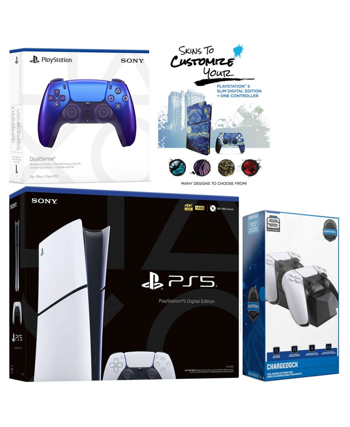 Click here for Sony Playstation 5 Slim Digital with Extra - Chrom... prices