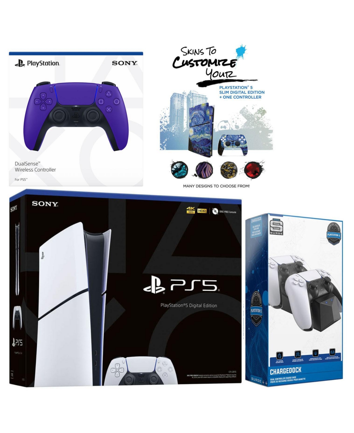 Click here for Sony Playstation 5 Slim Digital with Extra - Galac... prices