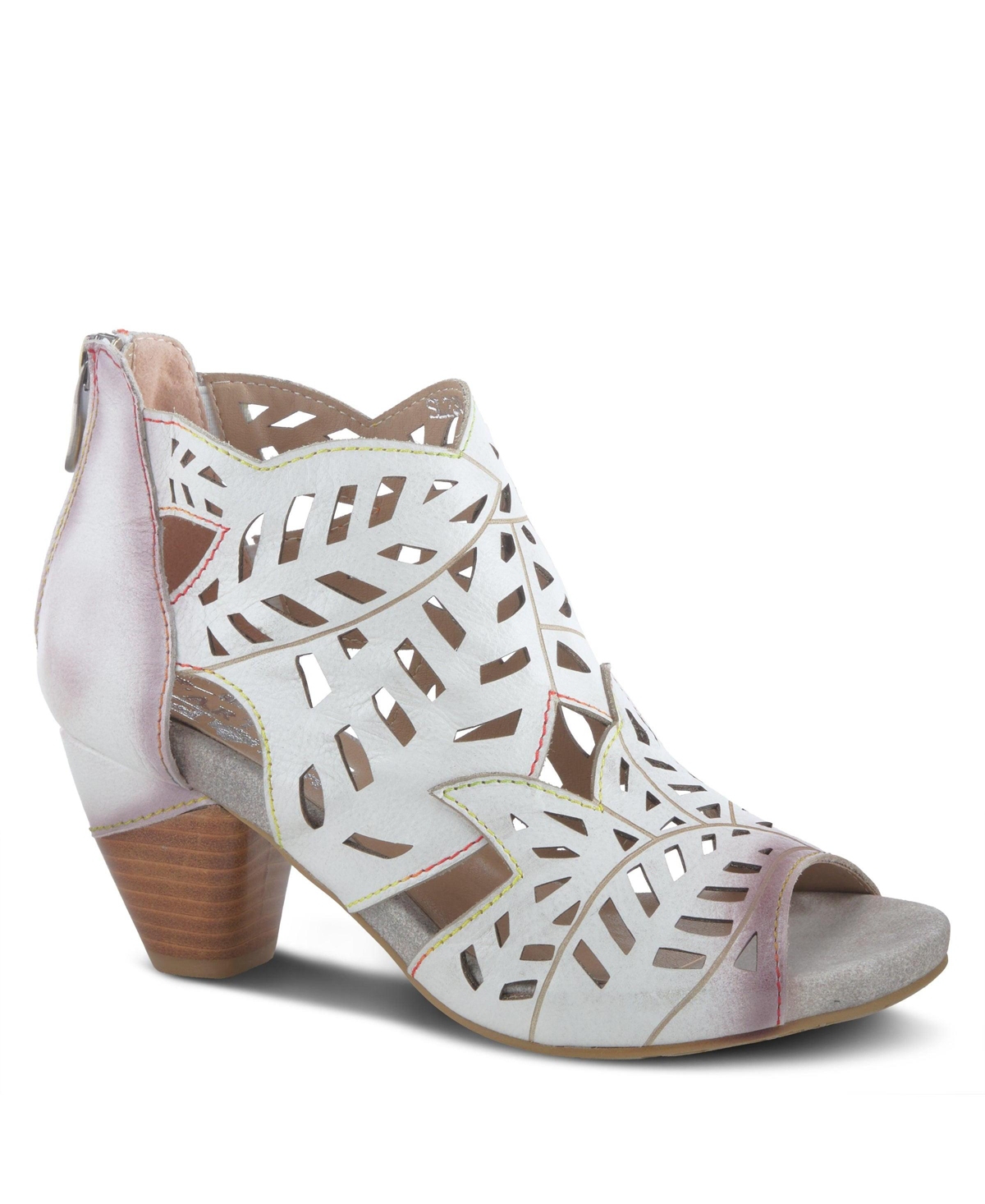 Click here for L Artiste Women s Icon Laser-Cut Leather Bootie wi... prices