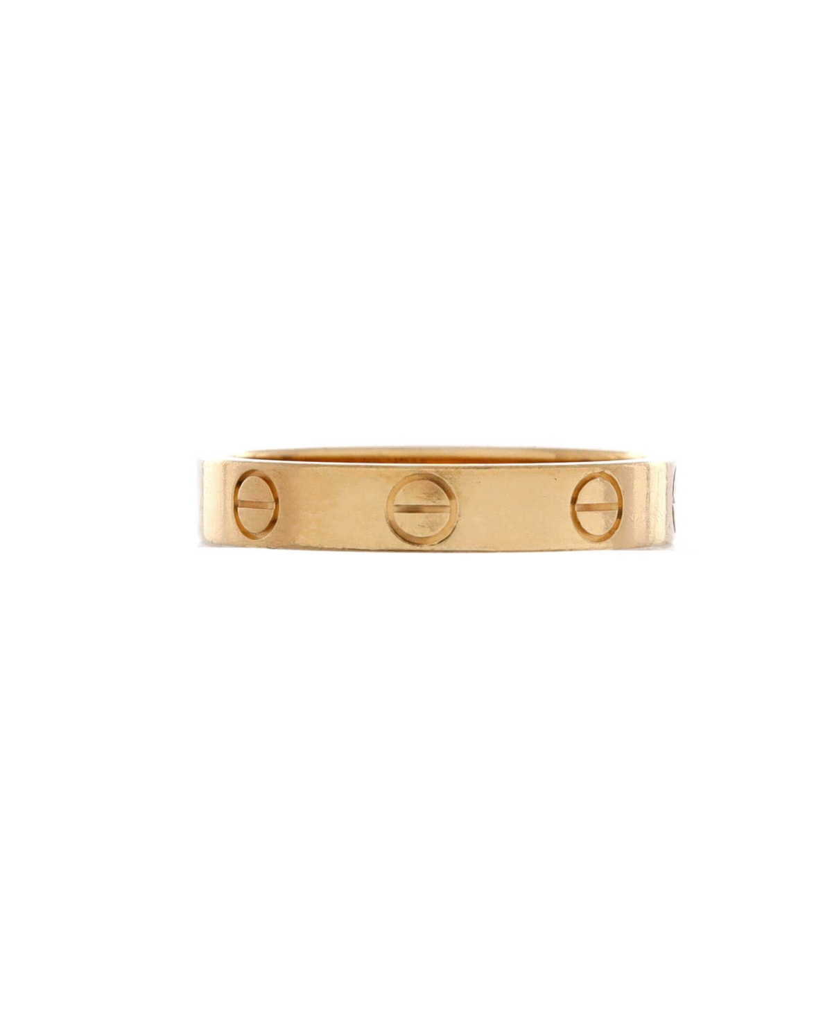 Click here for Pre-Owned Cartier Love Wedding Band Ring - 18k yel... prices