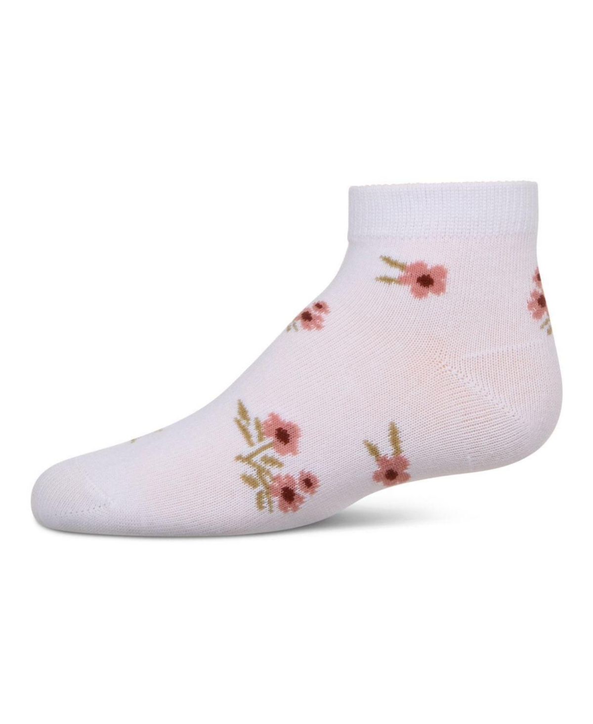 Click here for Memoi Girls Blissful Bloom Anklet Socks - White prices