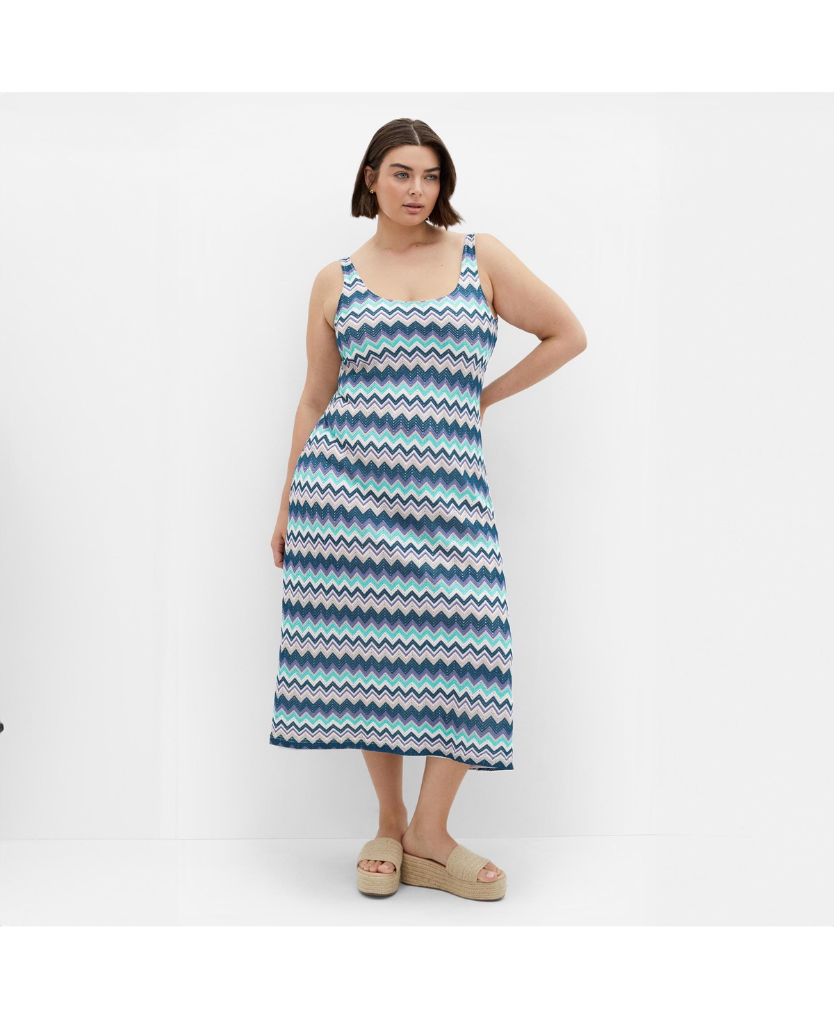 Click here for City Chic Womens Plus Size Skye Dress - Sky prices