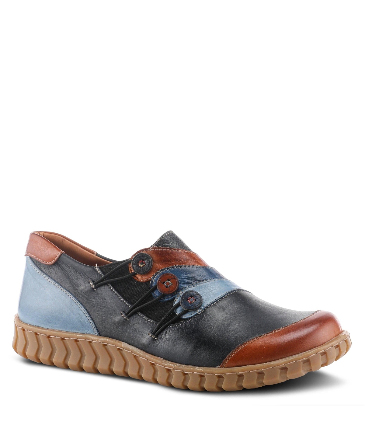 Click here for Spring Step Neeta Colorblock Leather Slip-On Shoe... prices