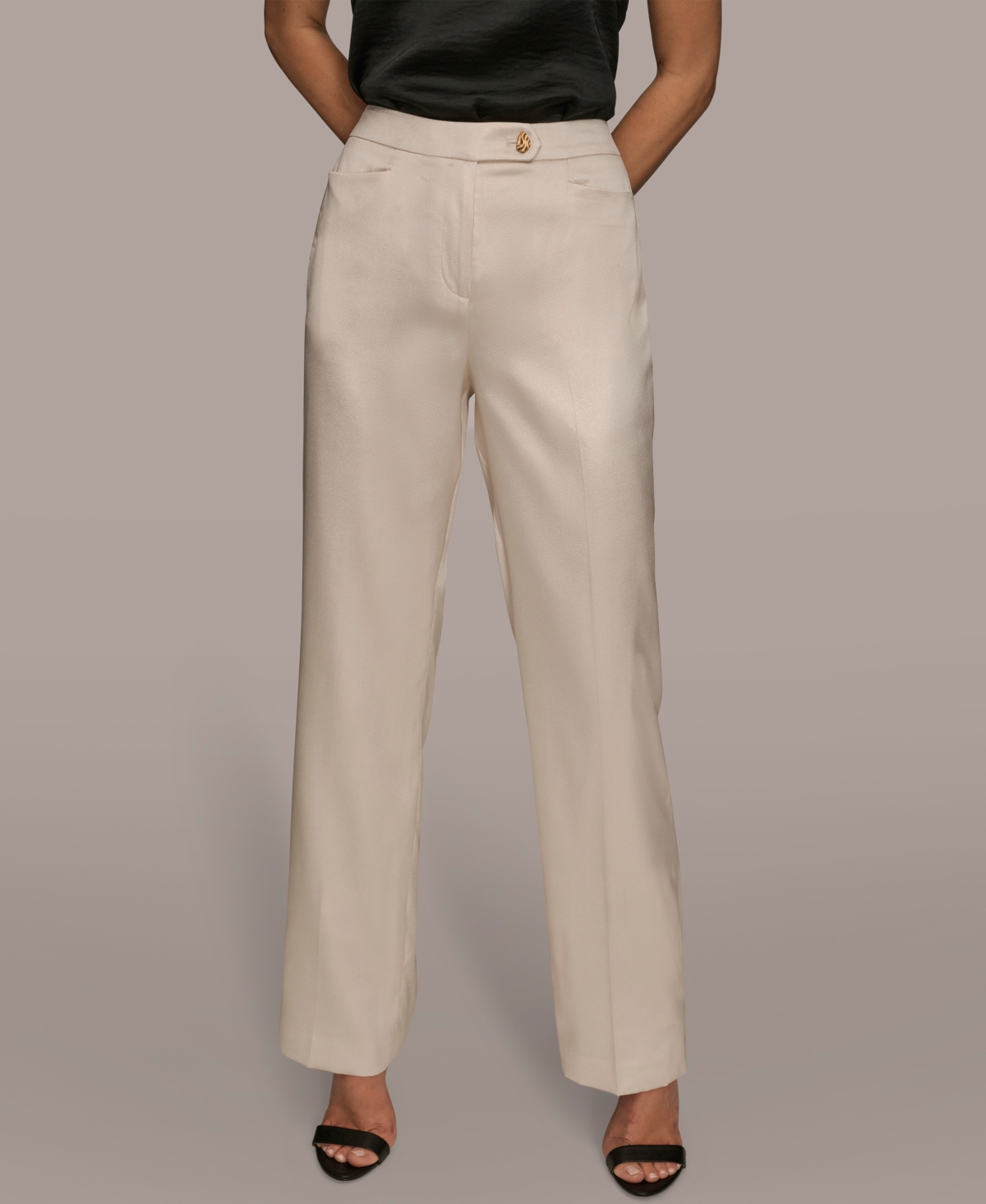 Click here for Donna Karan New York Womens Novelty Straight-Leg M... prices