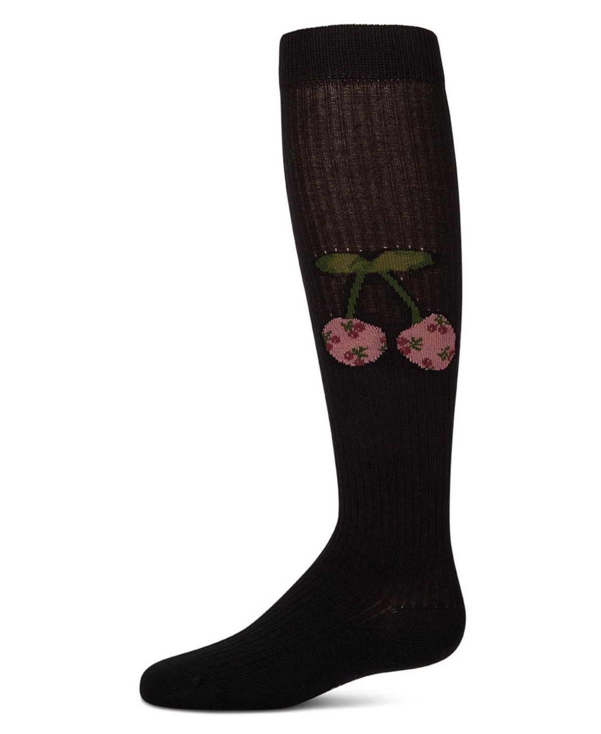 Click here for Memoi Girls Chenille Abc Knee-High Socks - Black prices