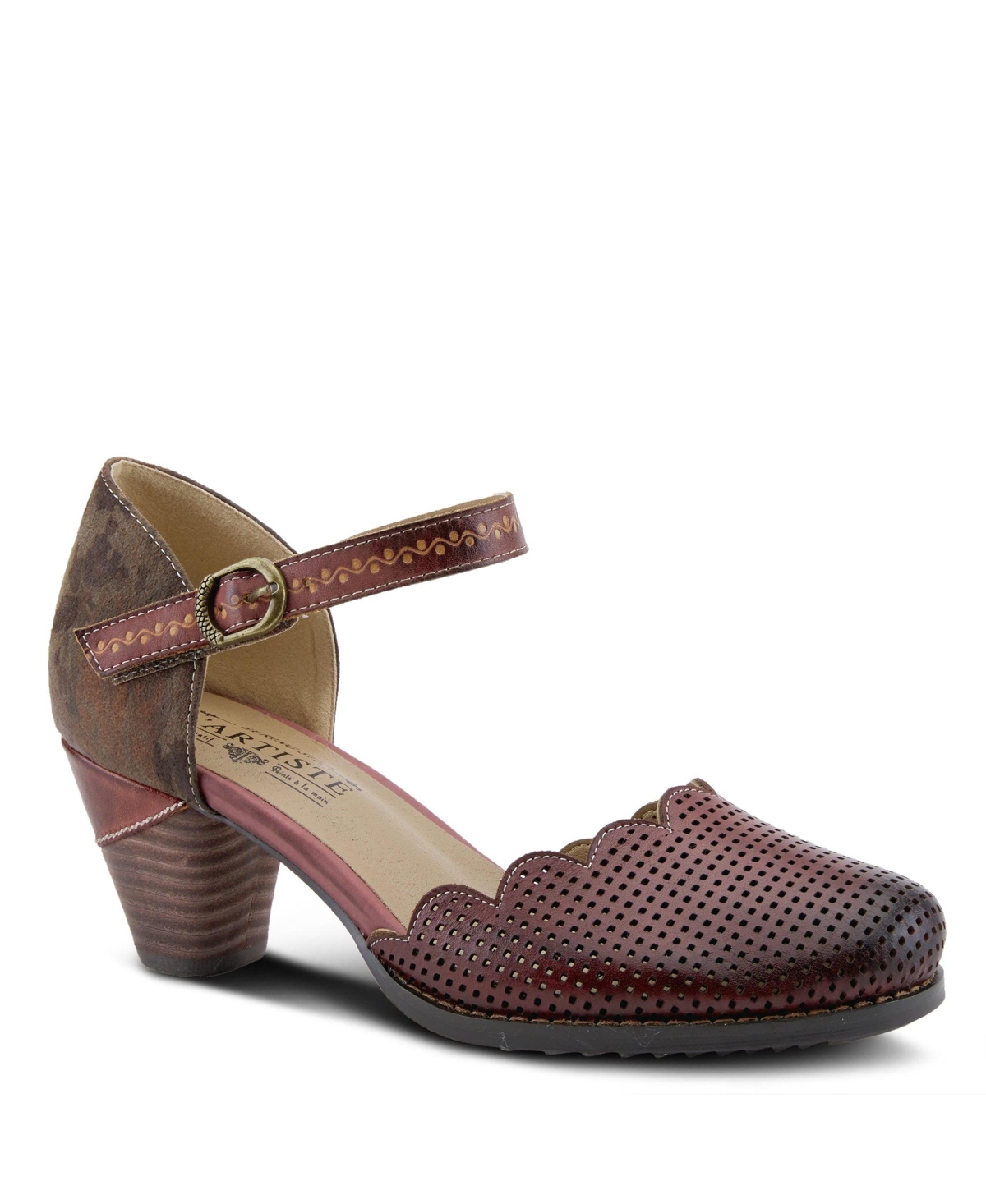 Click here for LArtiste Womens Adodora Floral Tapestry Mary Jane... prices