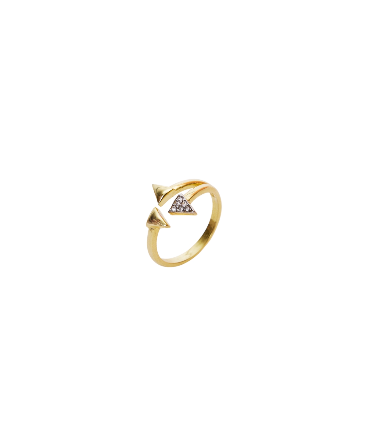 Click here for Spero London Sterling Silver Multiple Triangle Adj... prices