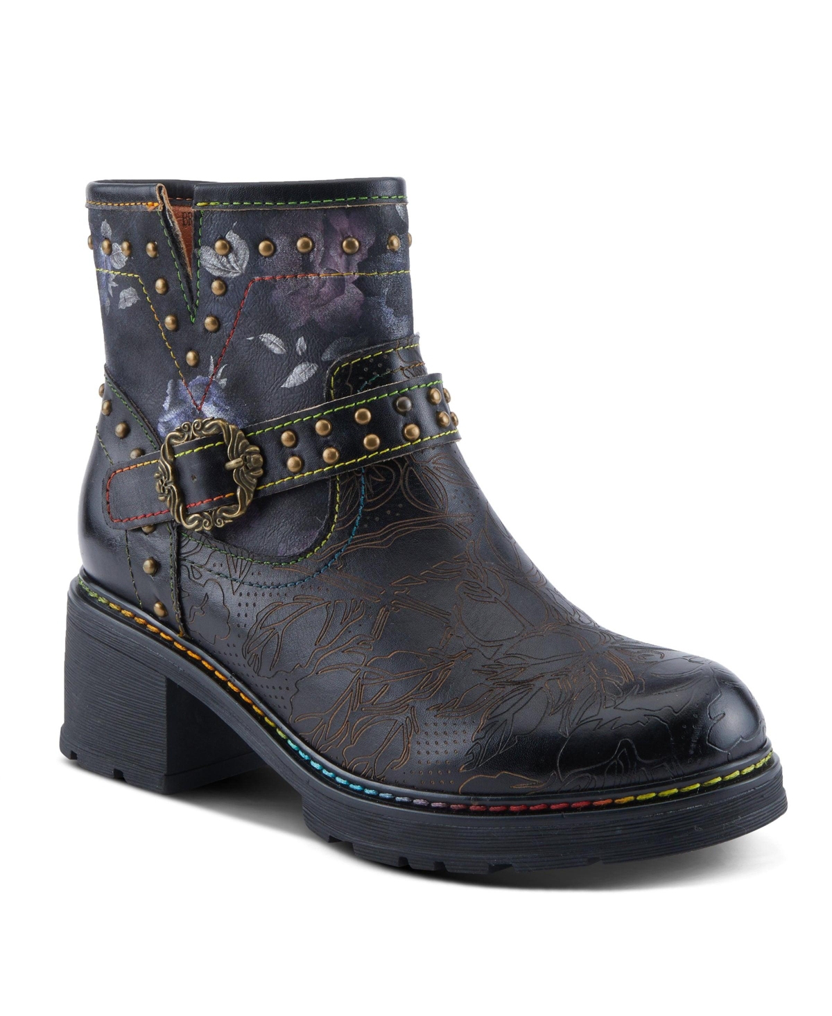 Click here for LArtiste Womens Branchout Hand-Painted Leather Boo... prices