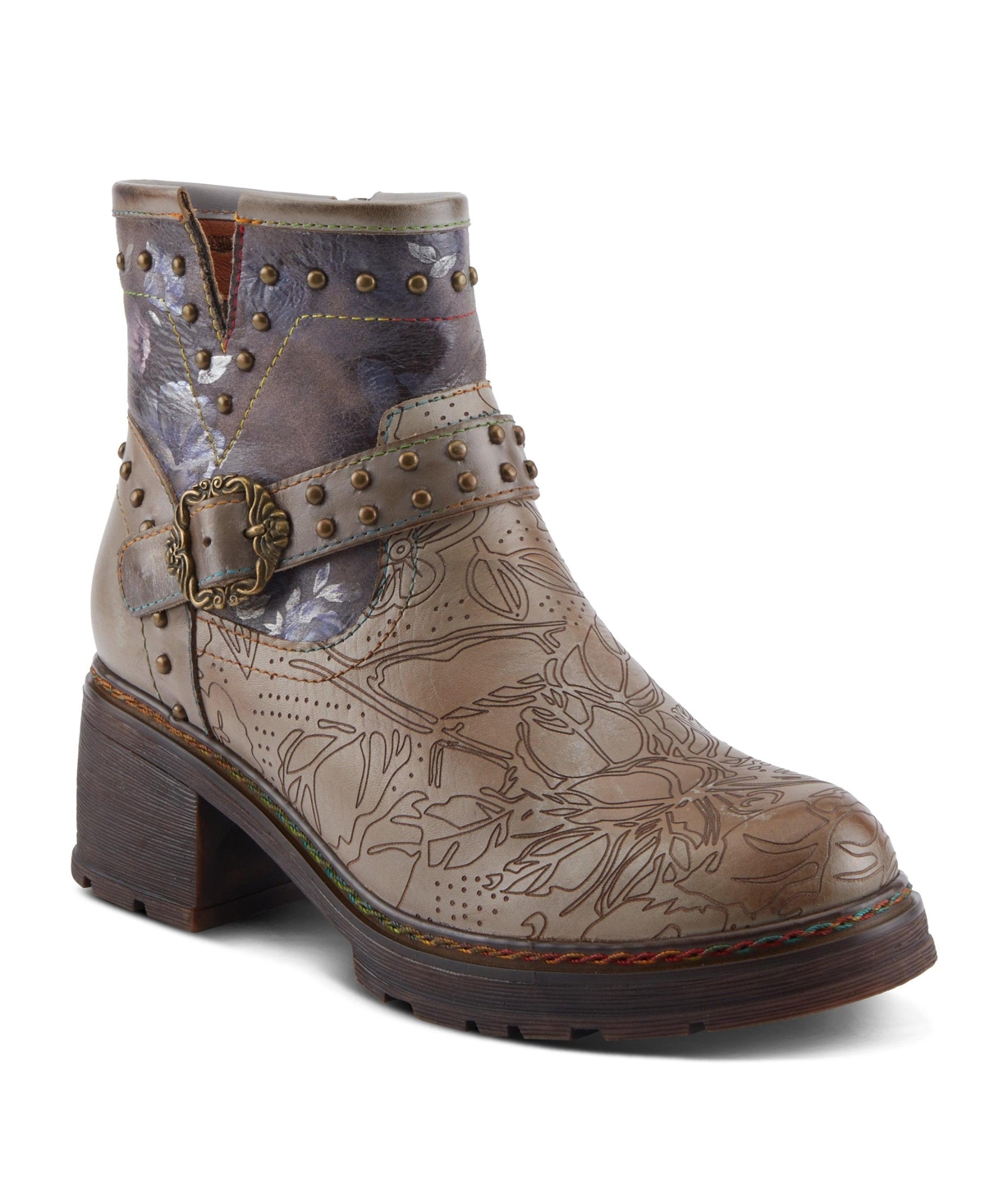 Click here for LArtiste Womens Branchout Hand-Painted Leather Boo... prices