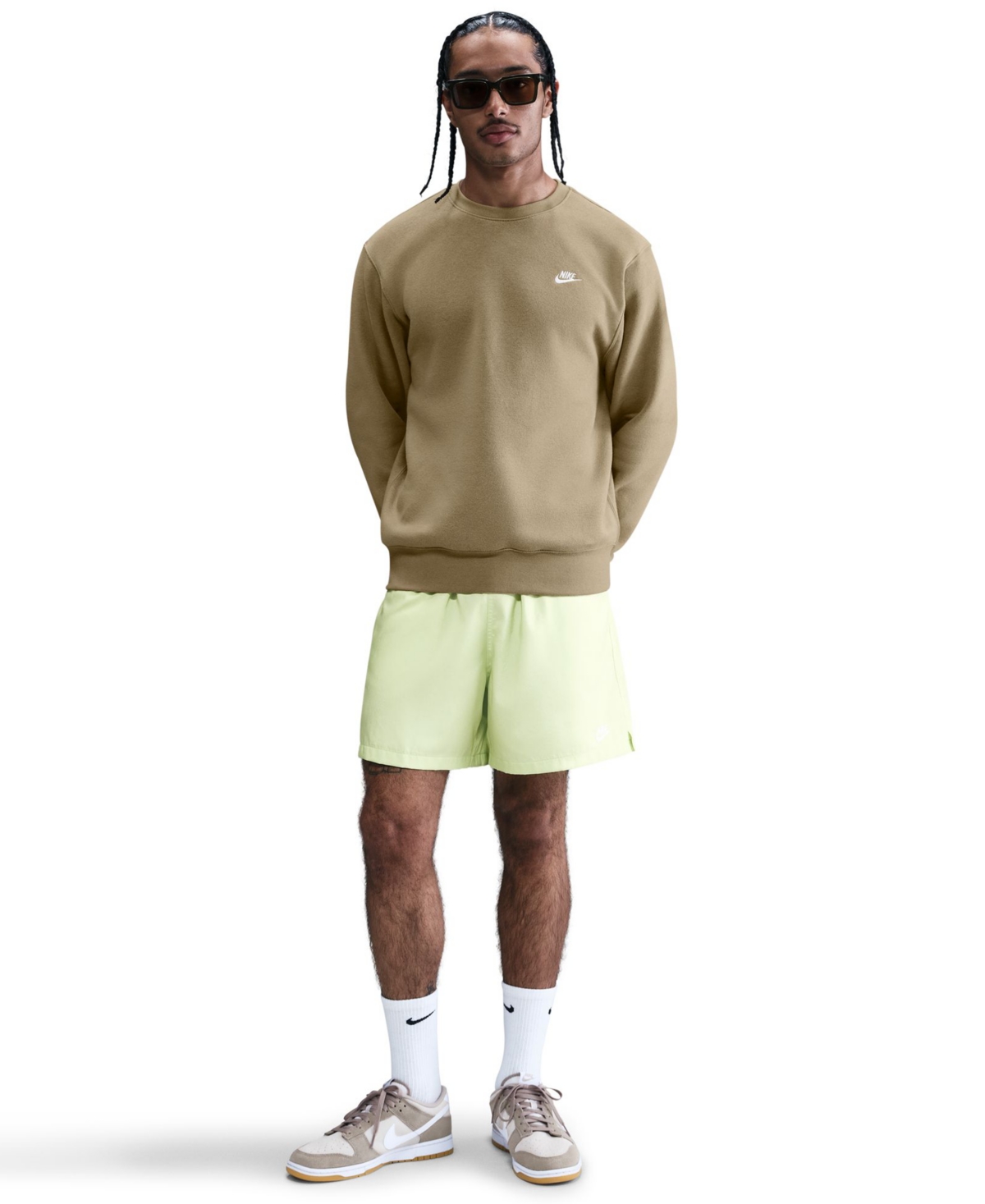 Click here for Nike Mens Pullover Fleece Crewneck Logo Sweatshirt... prices