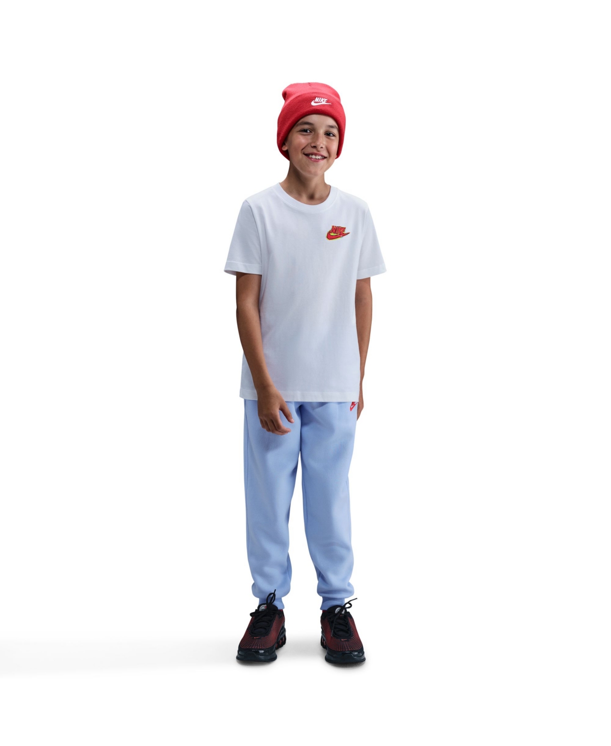 Click here for Nike Sportswear Big Boys Cotton Logo Graphic T-Shi... prices