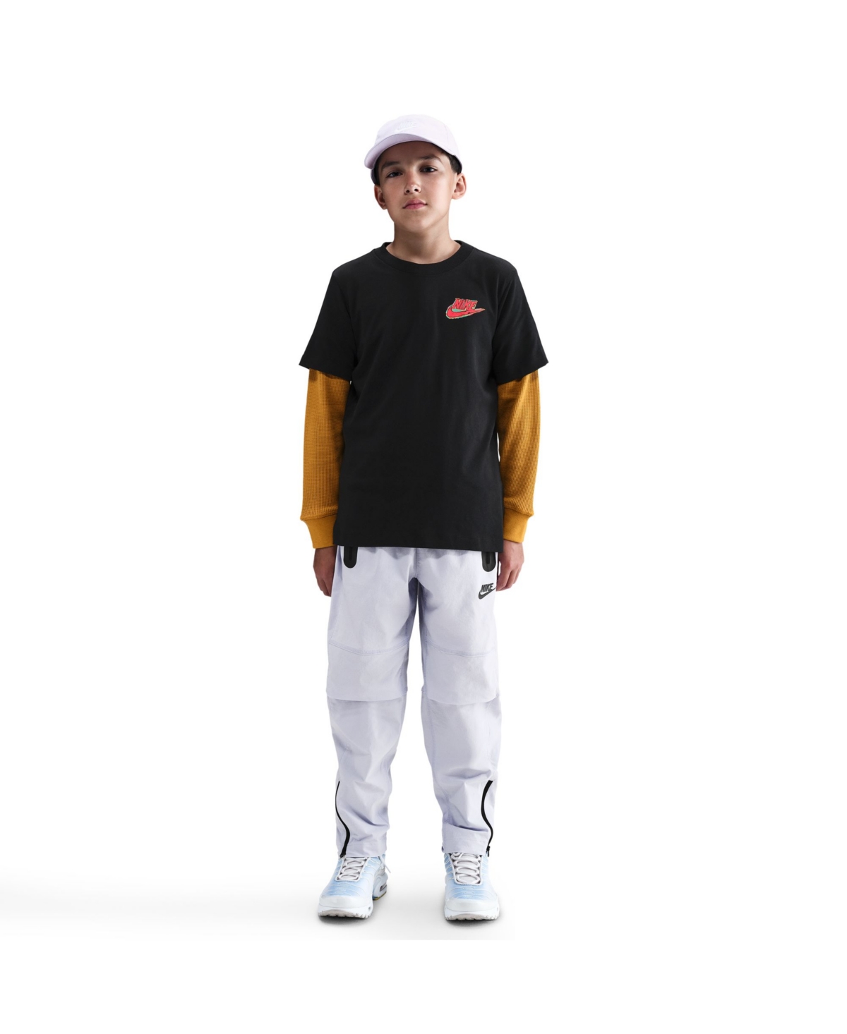Click here for Nike Sportswear Big Boys Cotton Logo Graphic T-Shi... prices