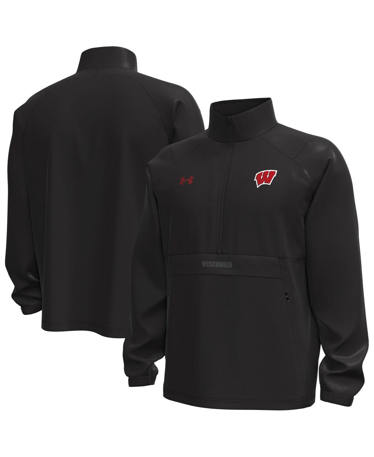 Click here for Under Armour Mens Black Wisconsin Badgers Unstoppa... prices