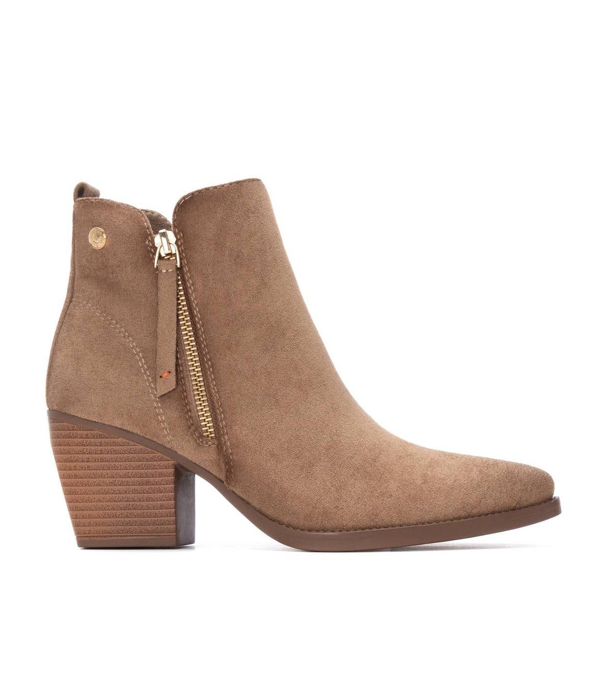 Click here for Womens Italian Western Suede Booties Refresh Colle... prices
