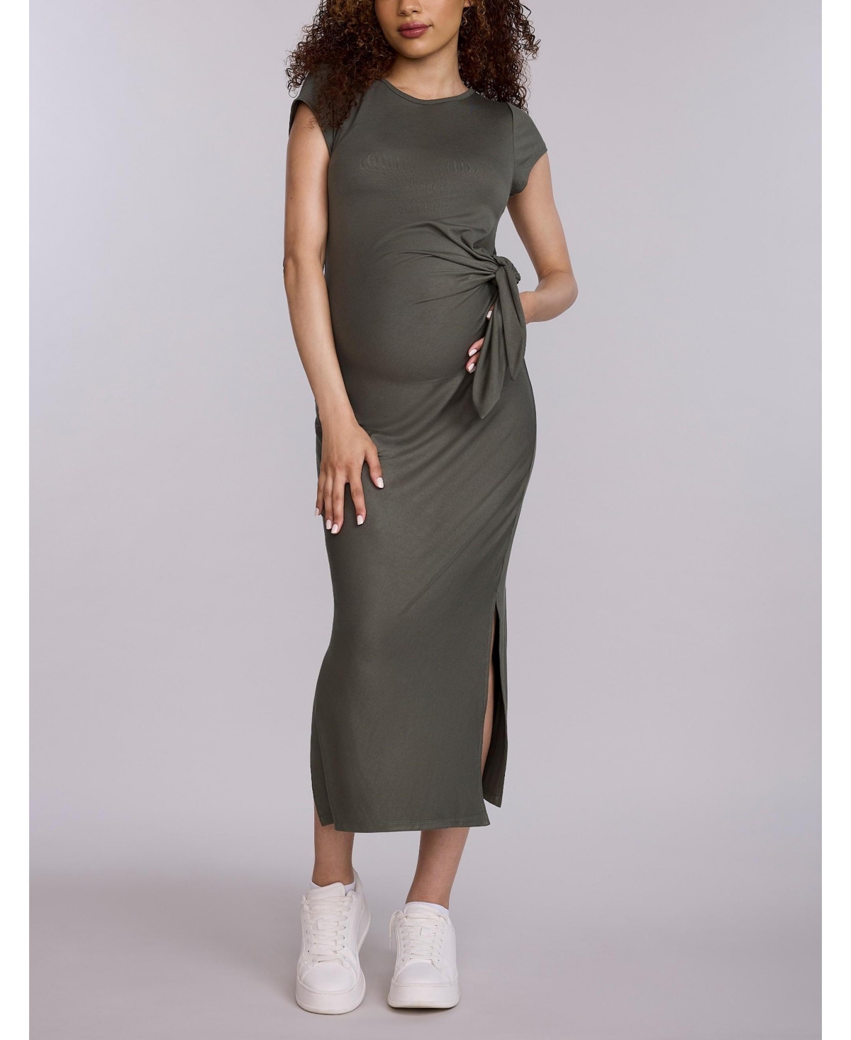 Click here for Motherhood Maternity Maternity Crew Neck Short Sle... prices