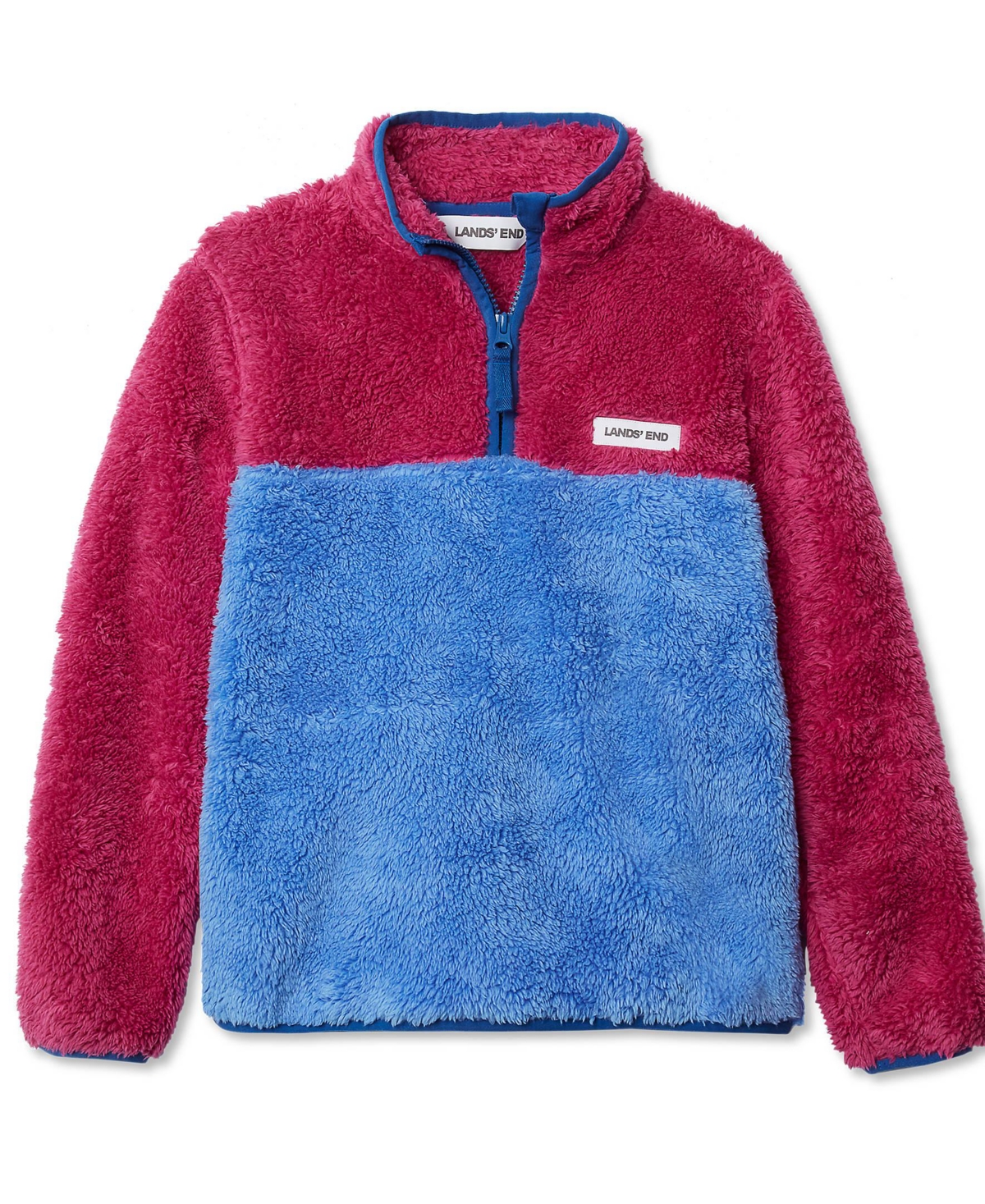 Click here for Lands End Kids Heritage Fleece Quarter Zip Pullove... prices