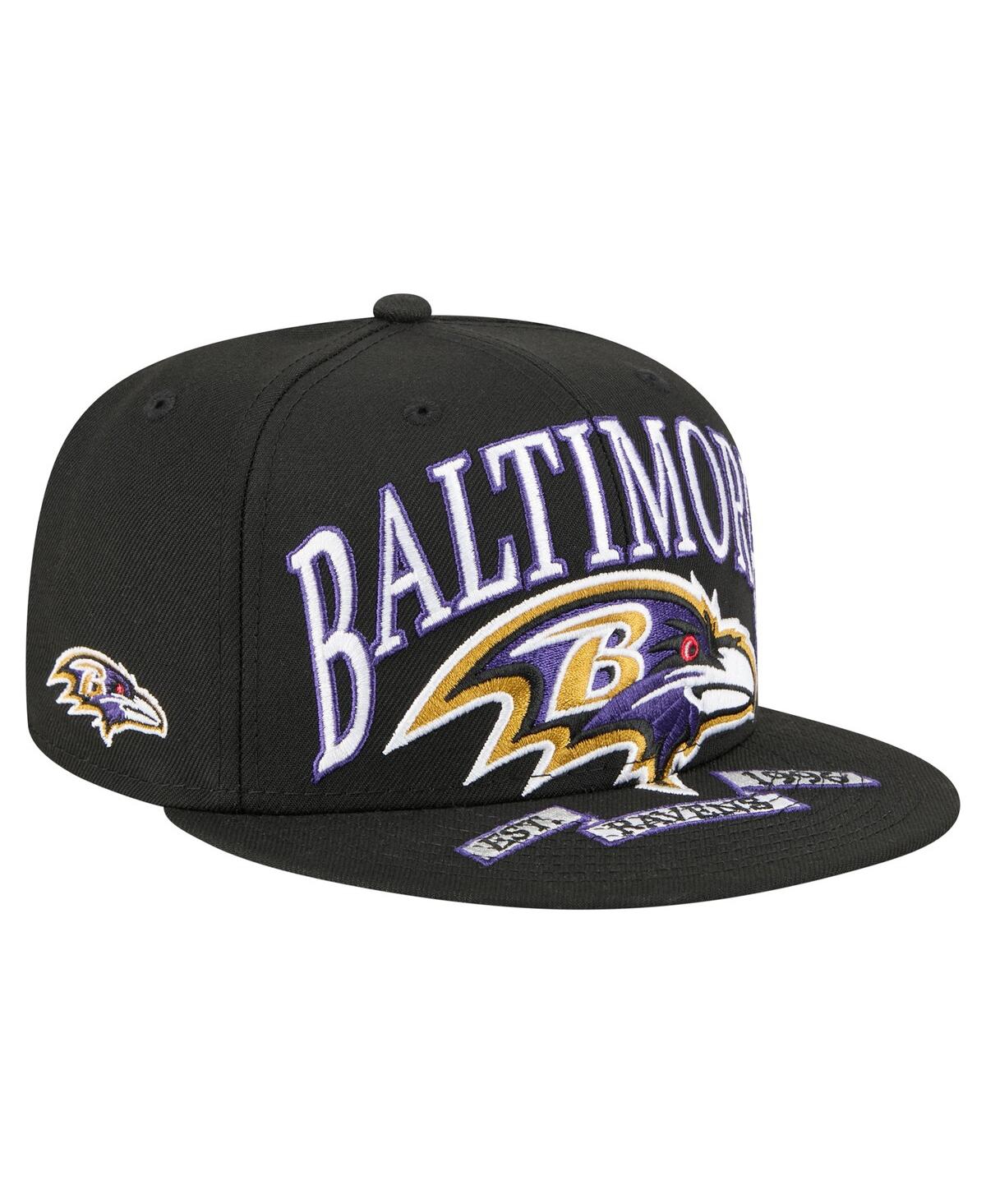 Click here for New Era Mens Black Baltimore Ravens Oversized 59FI... prices