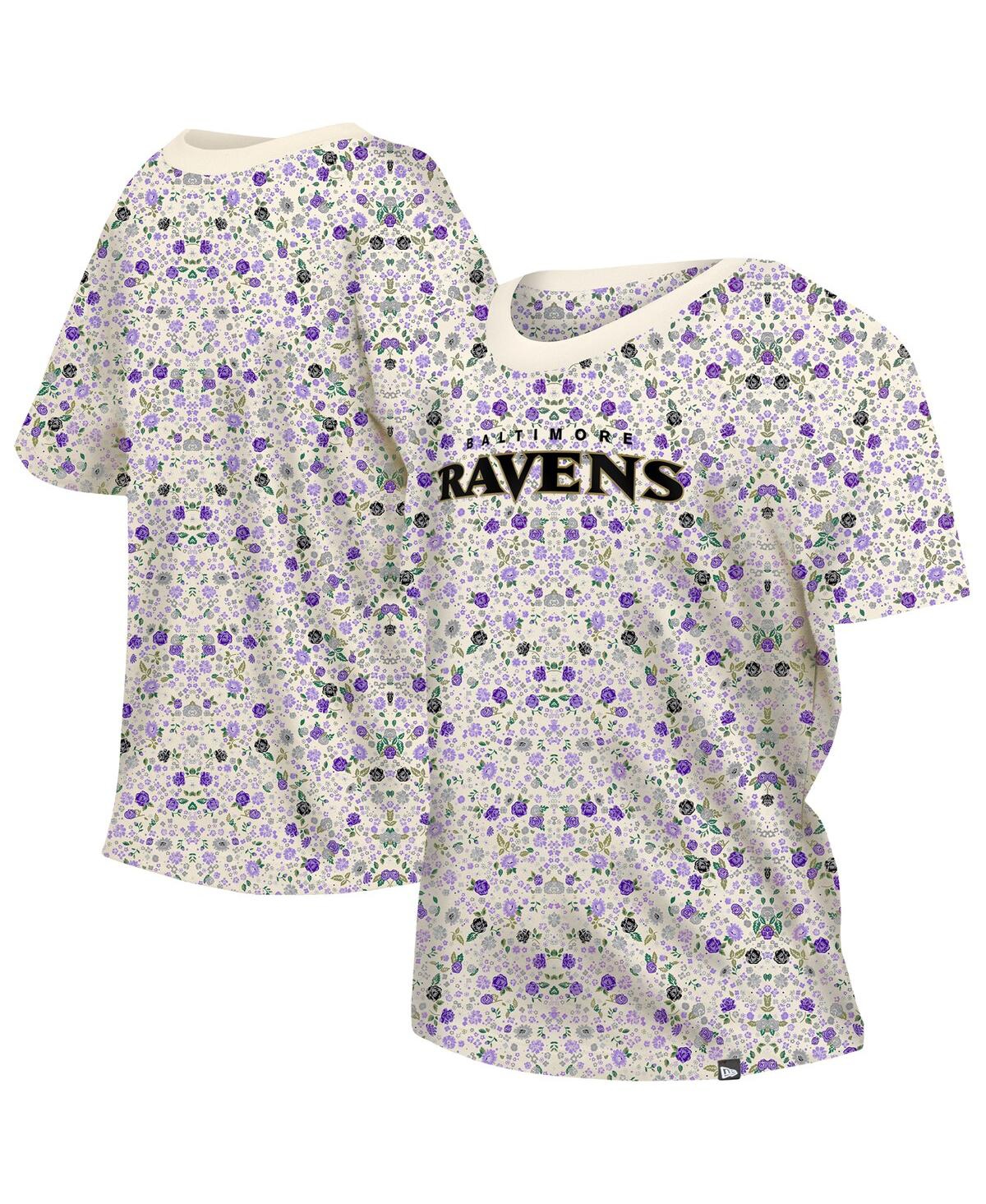 Click here for New Era Womens Cream Baltimore Ravens Glam Game Fl... prices