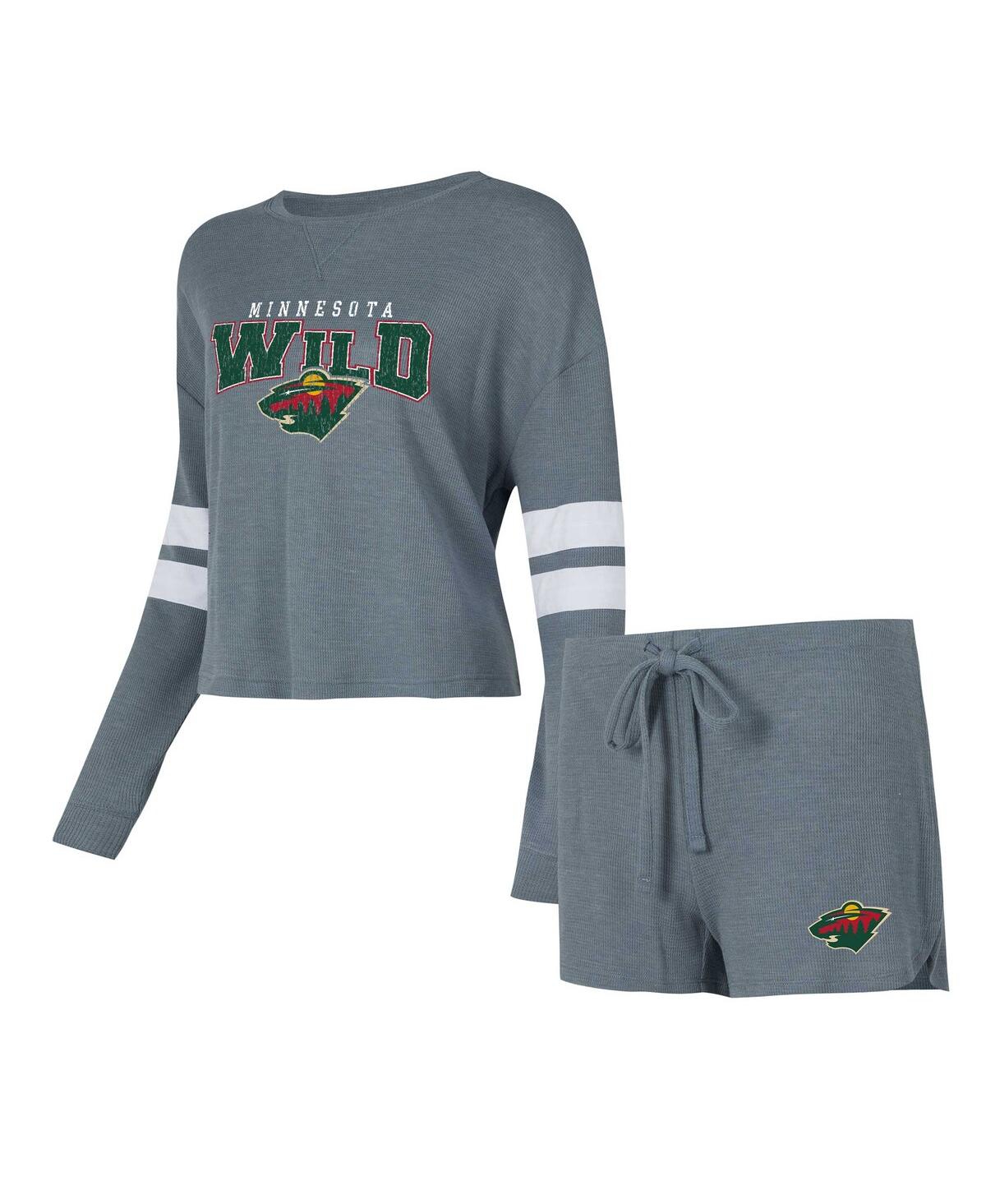 Click here for Concepts Sport Womens Gray Minnesota Wild MeadowÂ ... prices
