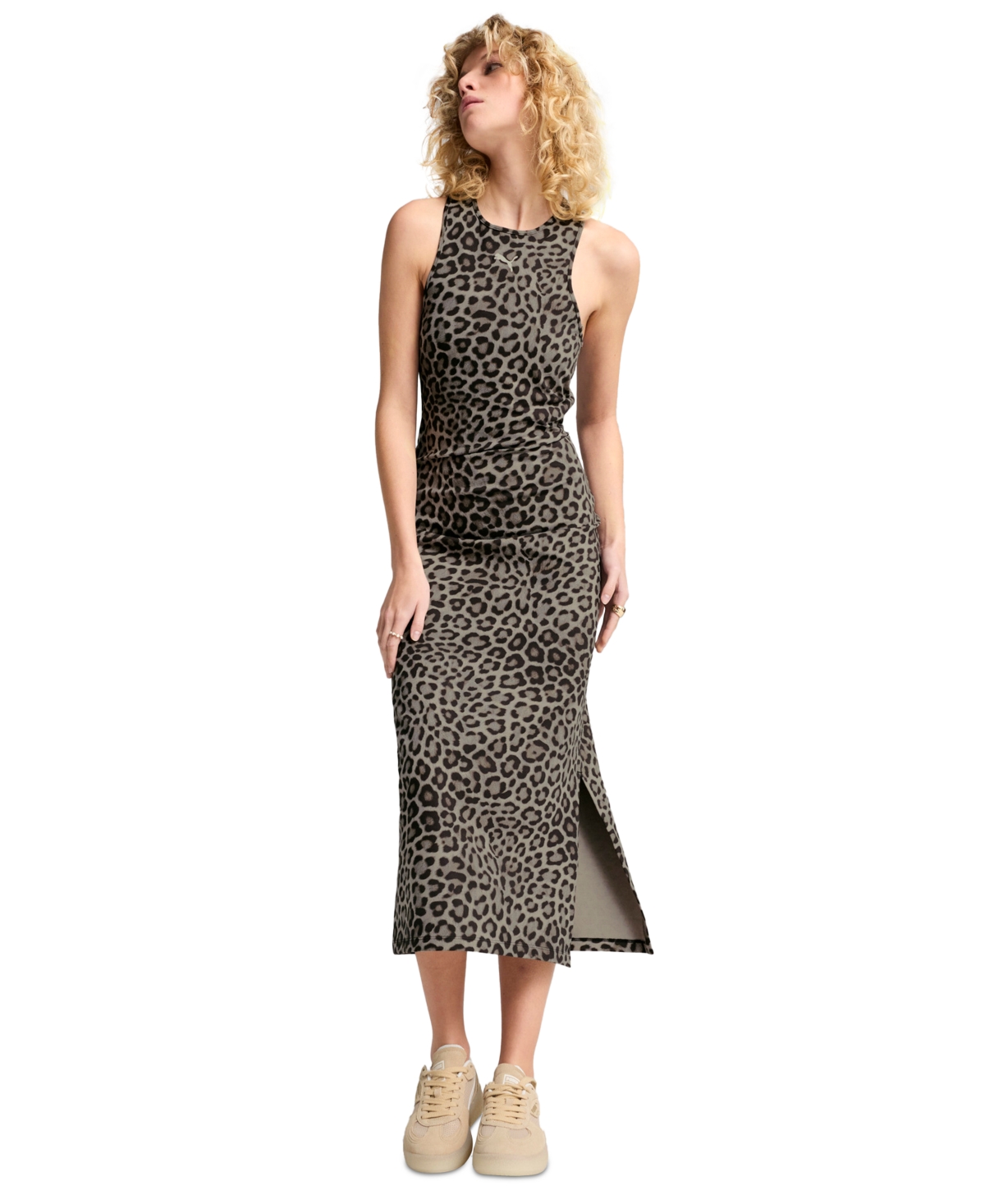 Click here for Puma Womens Leo Luxe Slim Dress - Puma Black prices
