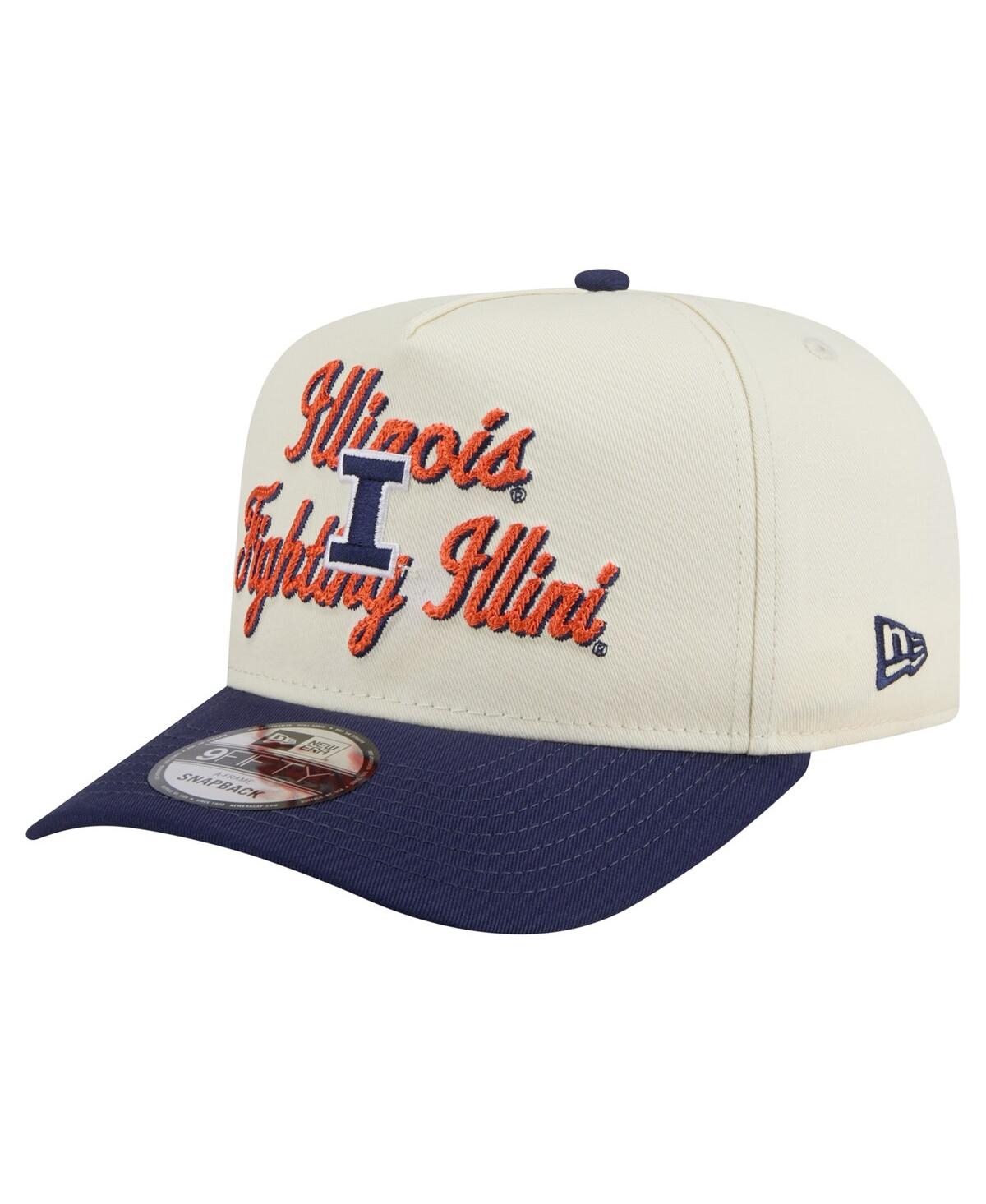 Click here for New Era Mens Cream/Navy Illinois Fighting Illini V... prices