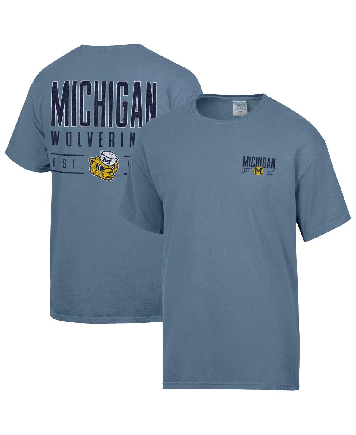 Click here for Comfortwash Mens Blue Michigan Wolverines Big Name... prices