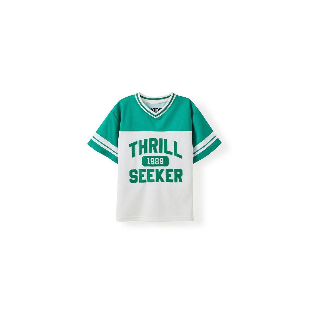 Click here for Cotton On Boys Short Sleeve Sport V-Neck Tee - Dee... prices