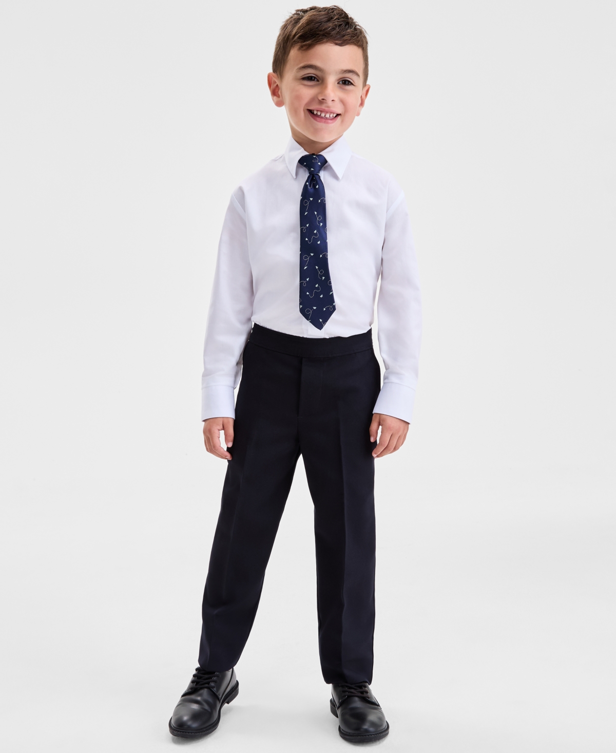 Click here for Kenneth Cole Reaction Boys 4T-7 White Shirt  Blue... prices