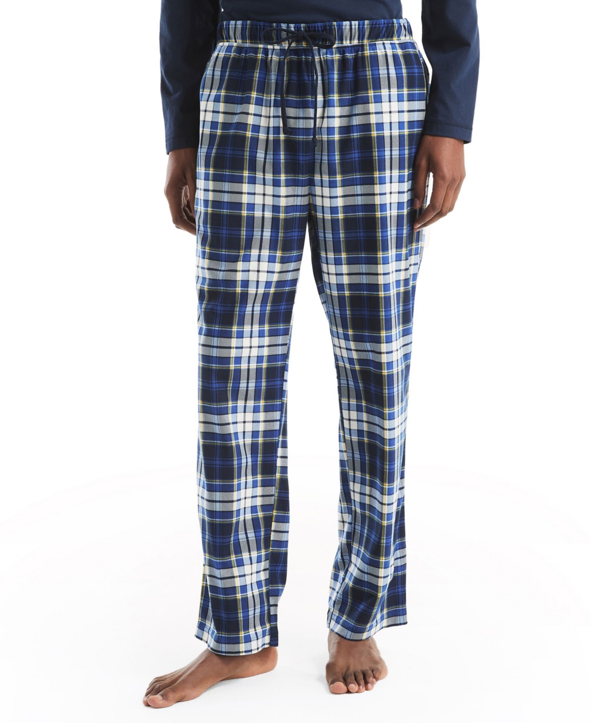 Click here for Nautica Mens Fleece Plaid Pajama Pants - Navy Seas prices