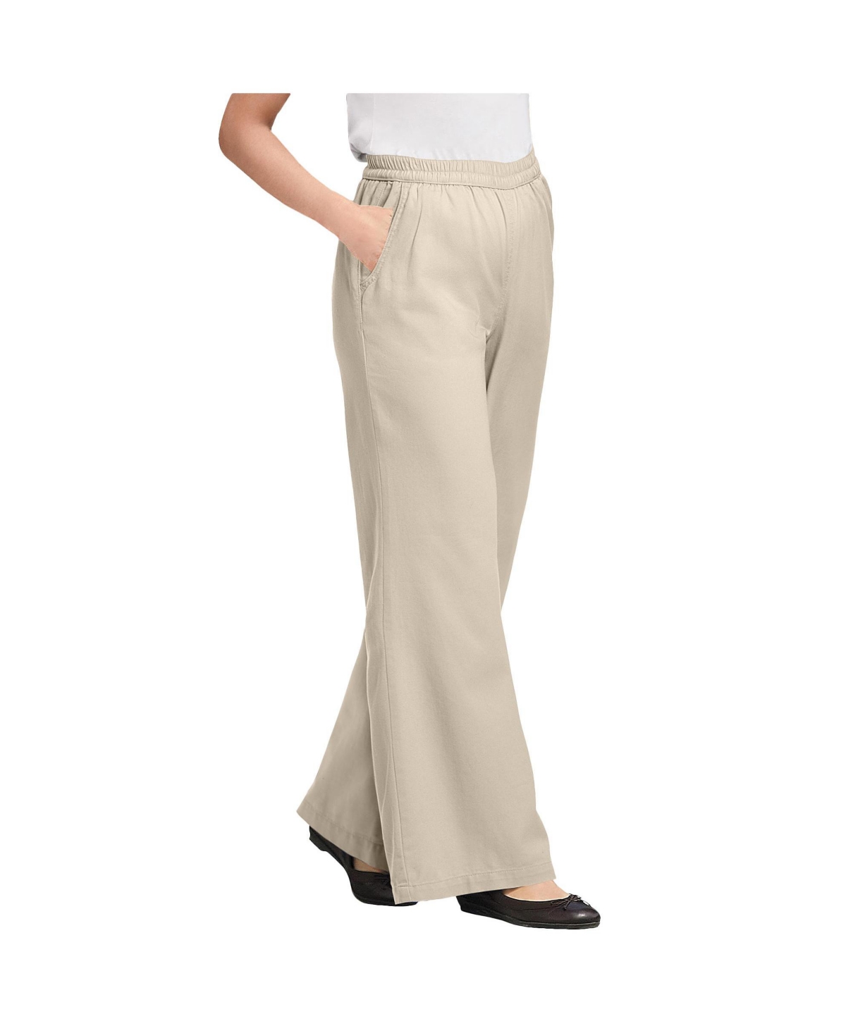 Click here for Woman Within Plus Size Tall Perfect Elastic Waist... prices