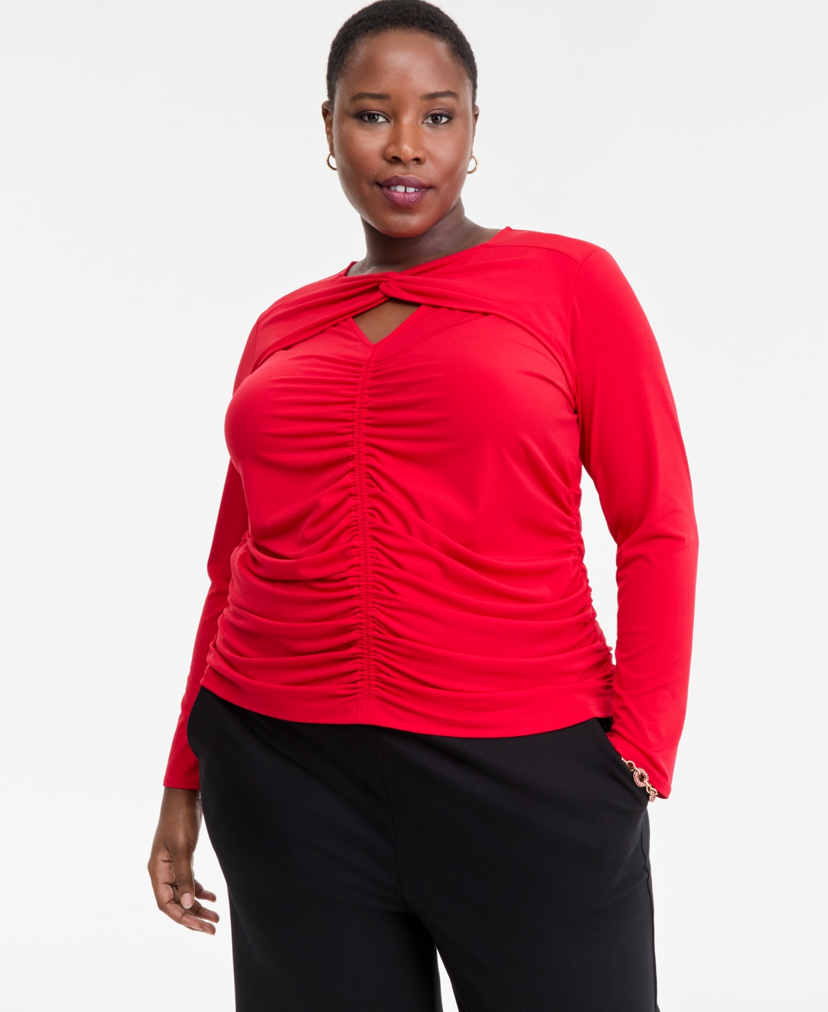 Click here for I.n.c. International Concepts Plus Size Twist-Keyh... prices