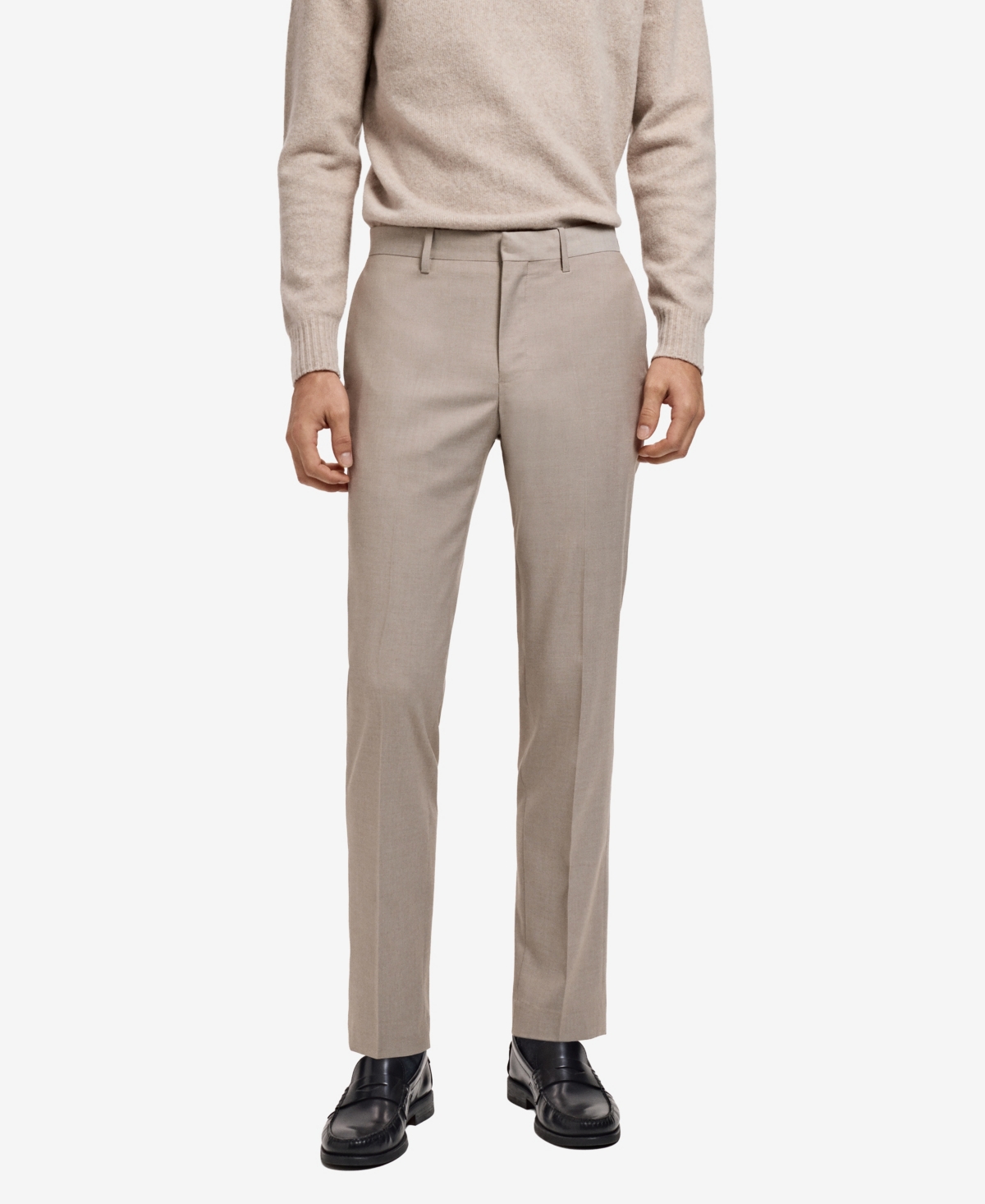 Click here for Mango Mens Paris Slim-Fit Suit Pants - Sand prices