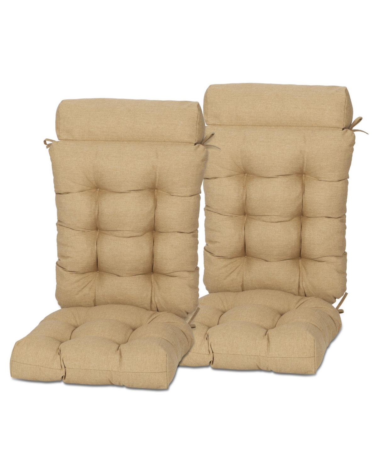 Click here for Aoodor Tufted Rocking Chair Cushion  High Back Cha... prices