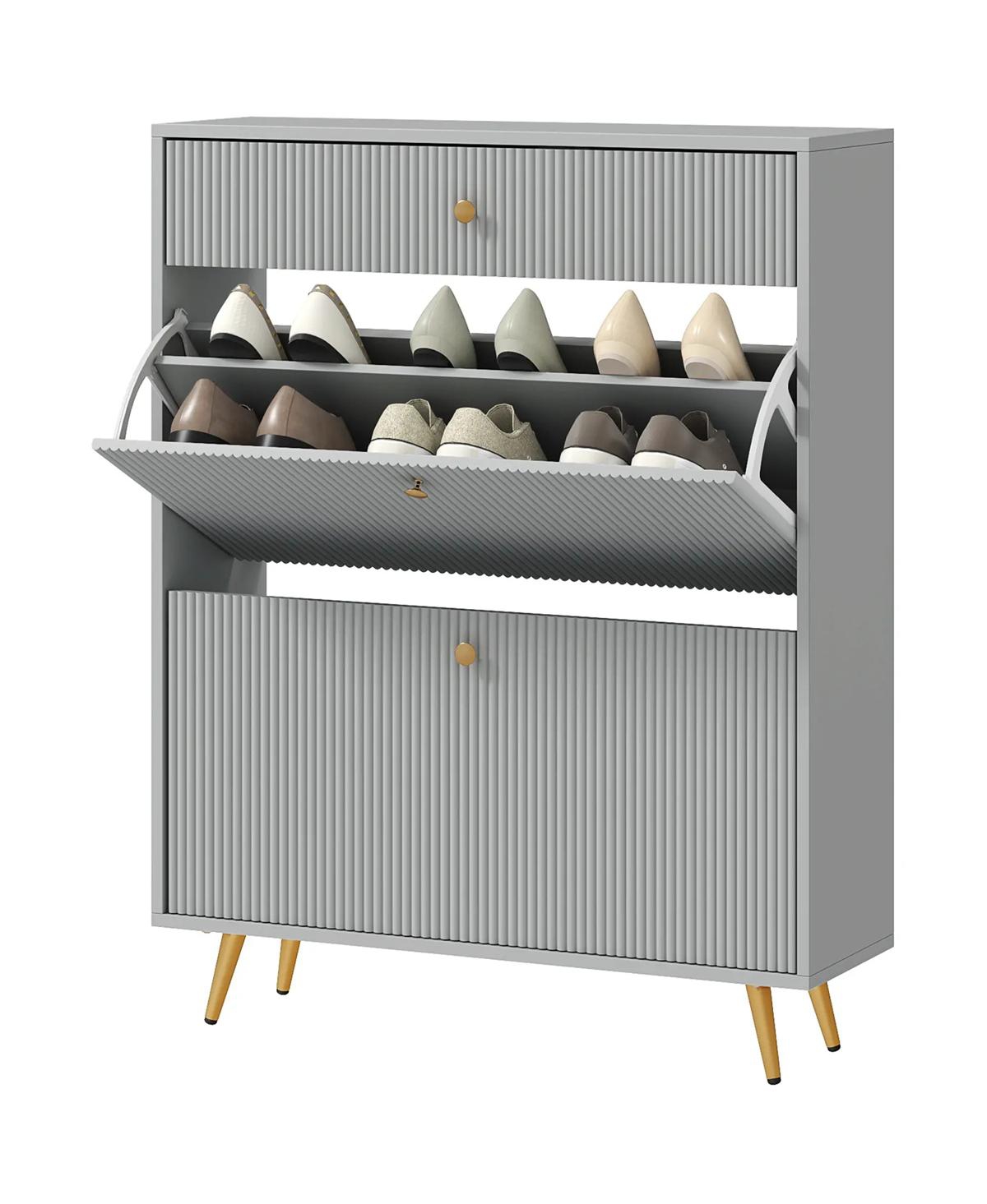 Click here for Slickblue Shoe Cabinet with Adjustable Shoe Rack f... prices