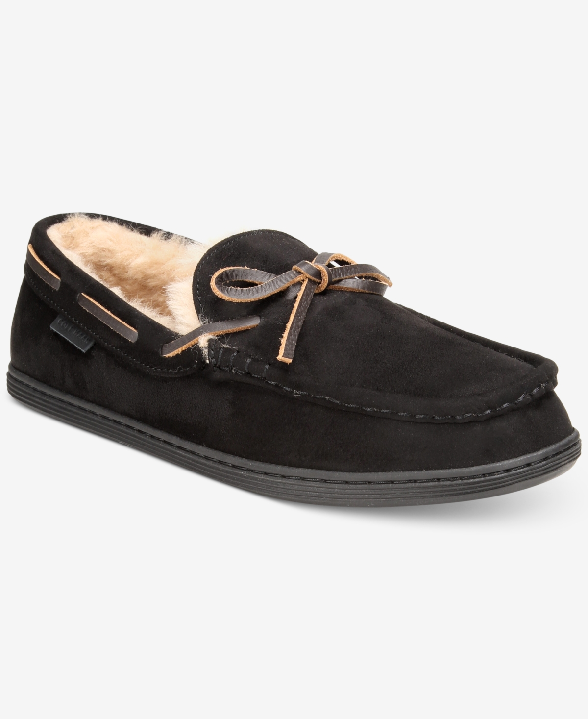 Click here for Cole Haan Mens Slip-On Moccasin Slippers - Caviar prices