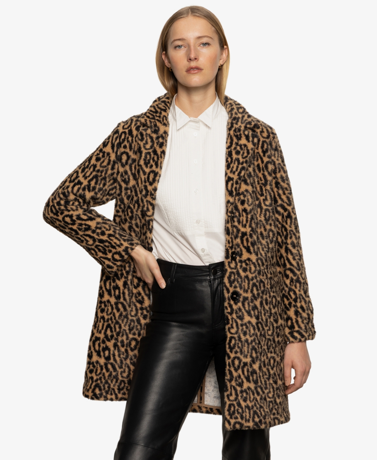Sanctuary Womens Hometown Notched Jacket - Lynx