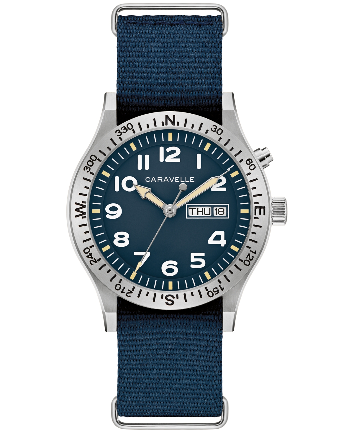 Click here for Caravelle Mens Vintage Casual Lite Up Blue Nylon S... prices