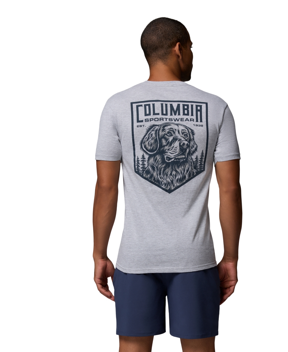 Click here for Columbia Mens Treats Graphic T-Shirt - Gray heathe... prices