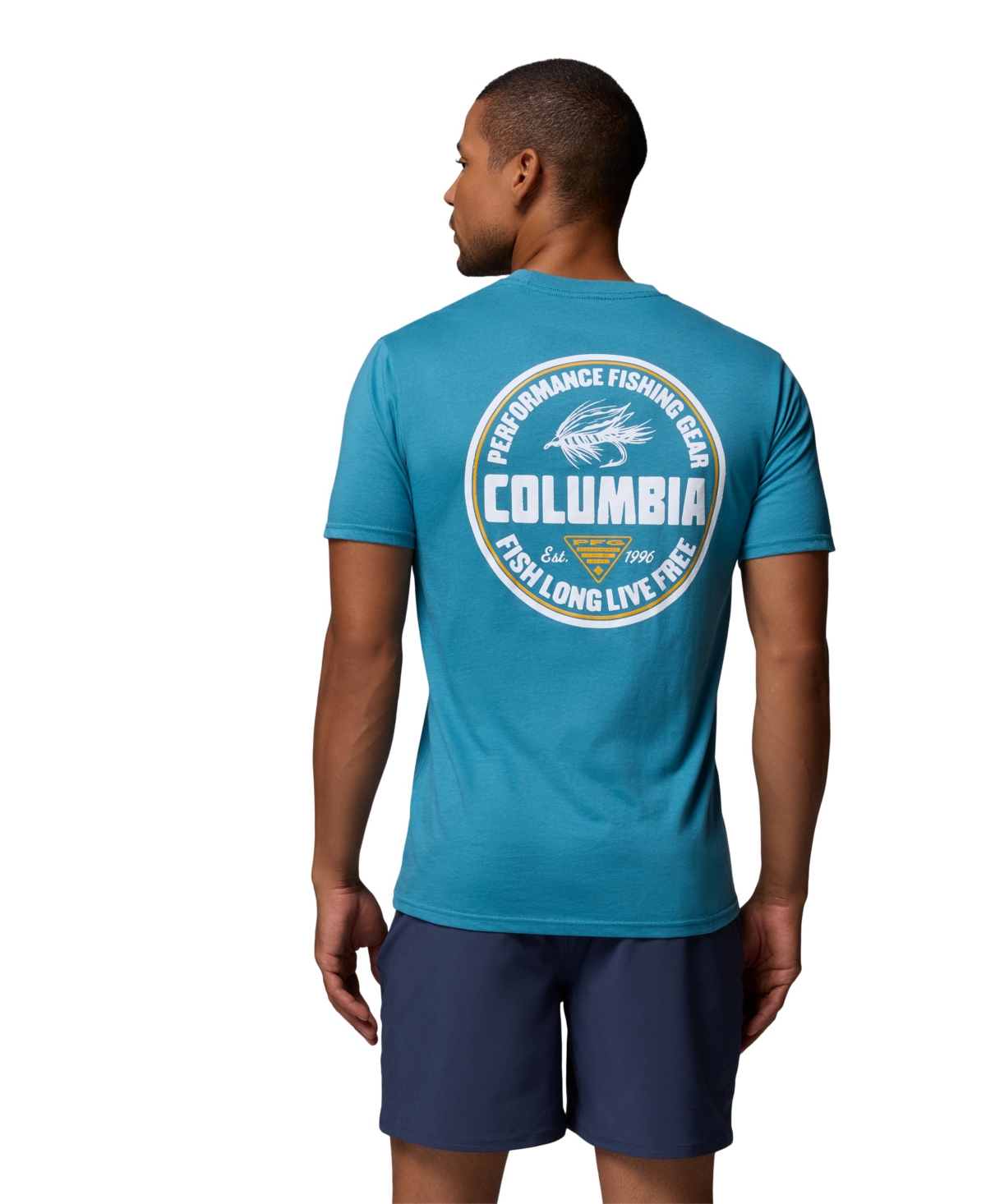 Click here for Columbia Mens Yuri Graphic T-Shirt - Canyon blue prices