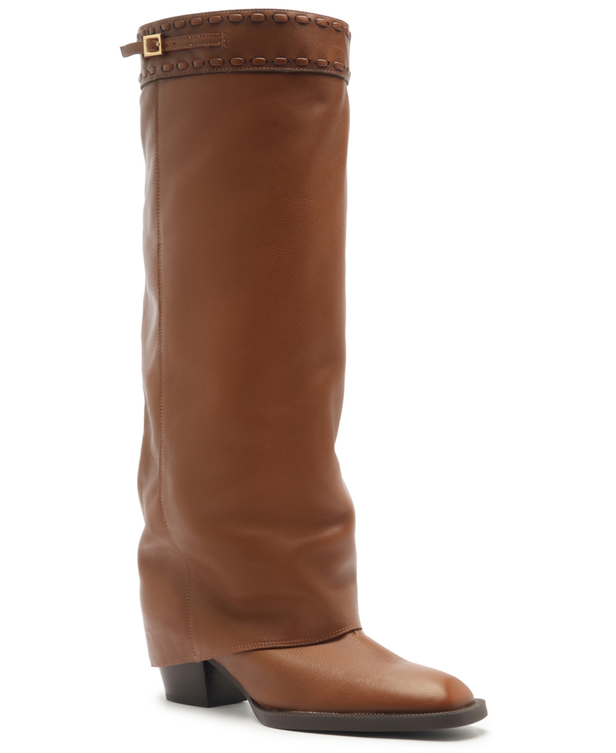 Click here for Arezzo Womens Beatrice Block Heel Boots - Warm Car... prices