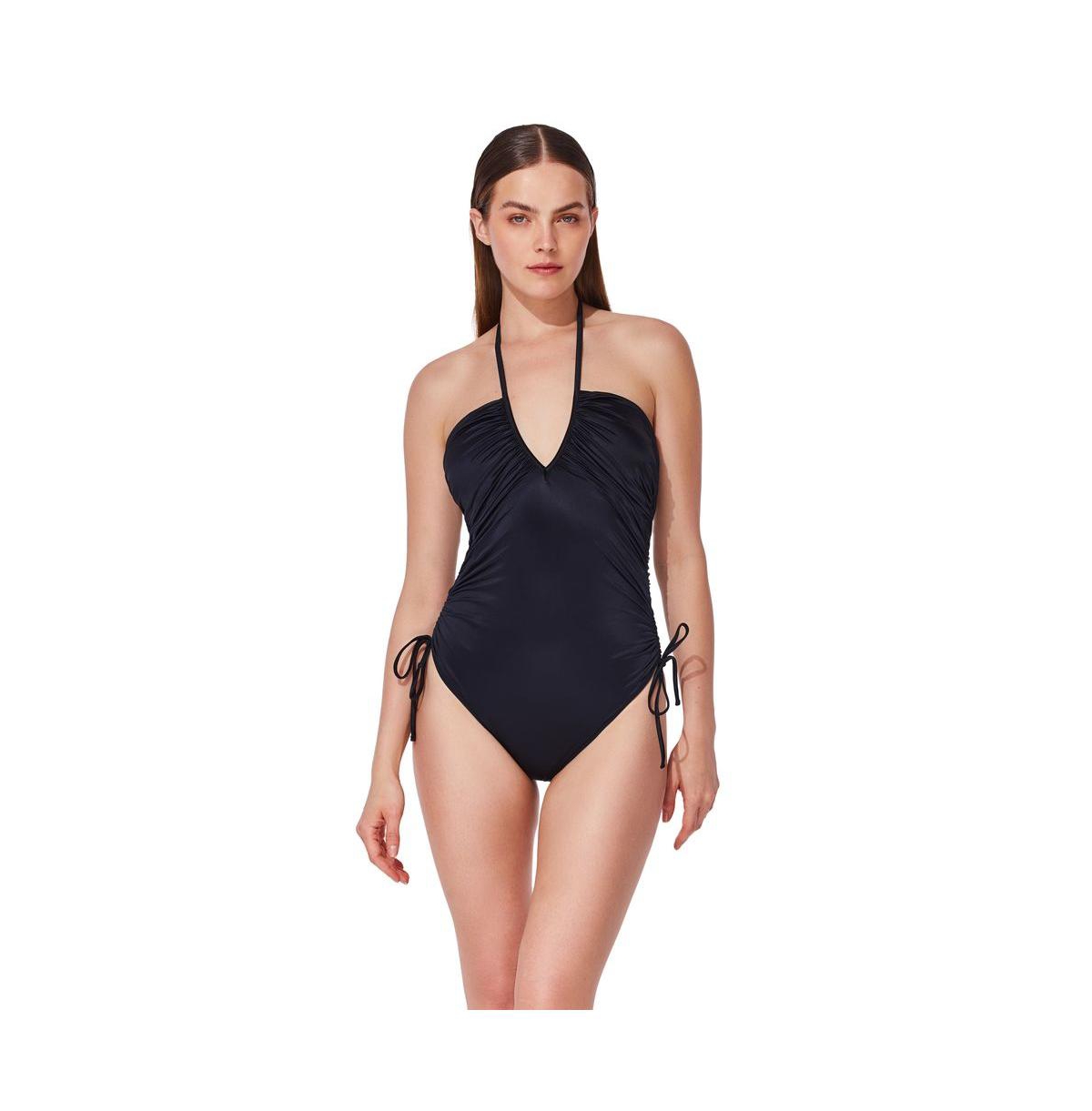 Click here for Gottex Womens Mademoiselle Halter One Piece - Blac... prices