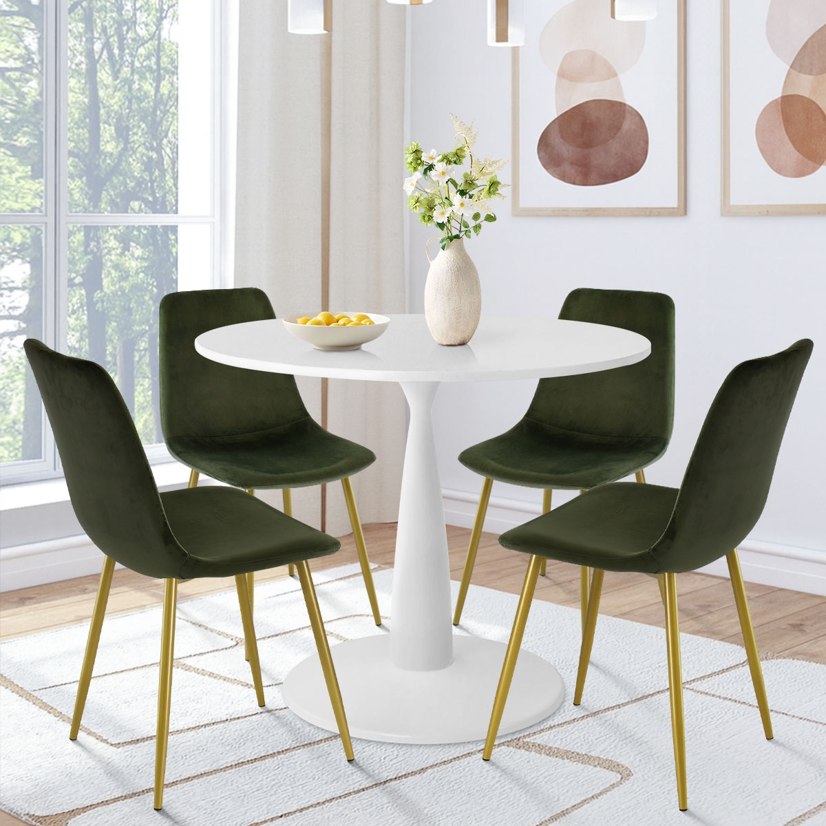 Click here for 5-Piece Dining Set with 35.5" Round Table  4... prices