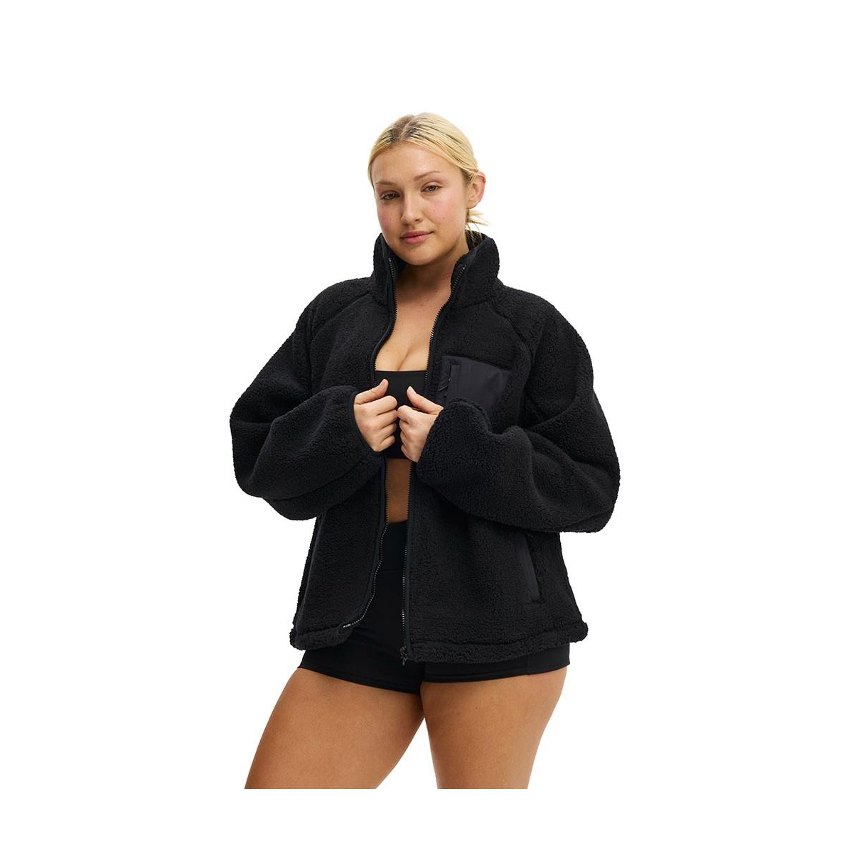 Click here for Cotton On Womens Active Trail Sherpa Zip Through -... prices