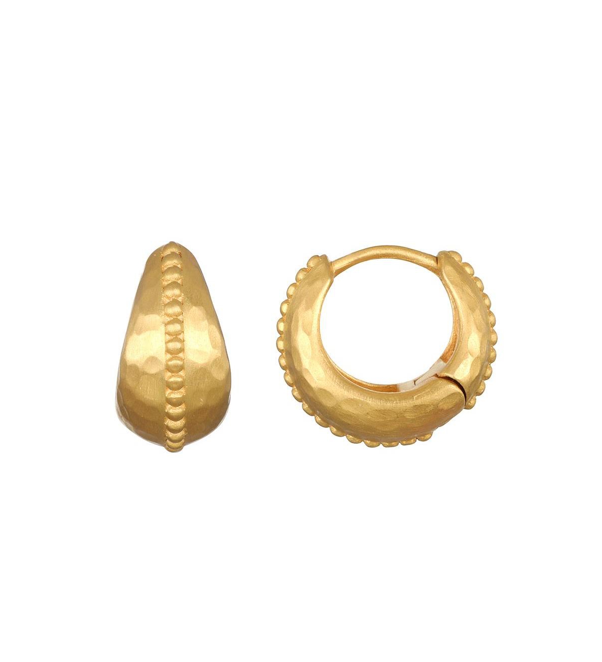 Click here for Satya Jewelry Little Joys Dot Huggie Hoop Earrings prices