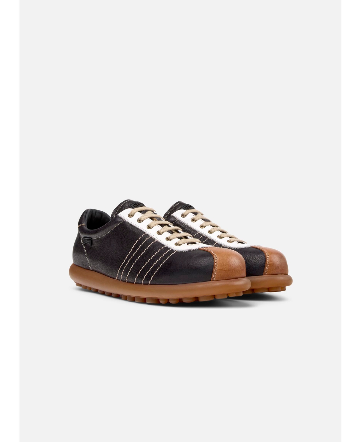 Click here for Camper Mens Pelotas Ariel Leather Oxford - Brown prices