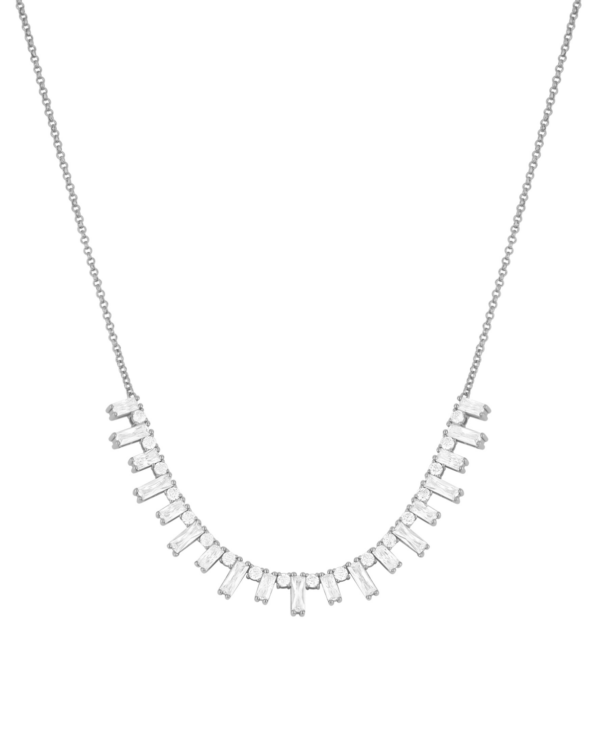 Click here for And Now This Cubic Zirconia Necklace - Silver prices