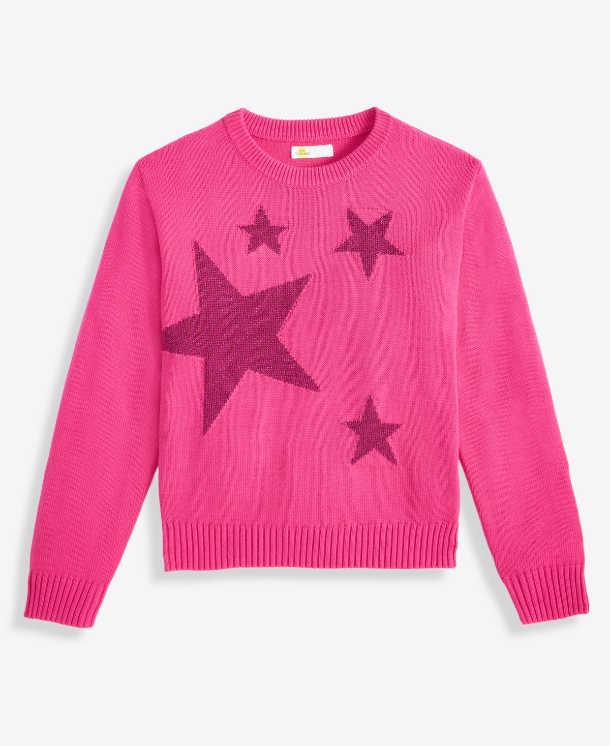 Click here for Epic Threads Girls 5-20 Long-Sleeve Star Sweater... prices