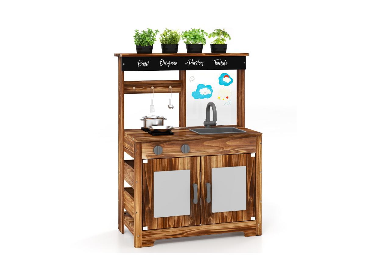 Click here for Akiudex Kids Wooden Outdoor Mud Kitchen Playset wi... prices