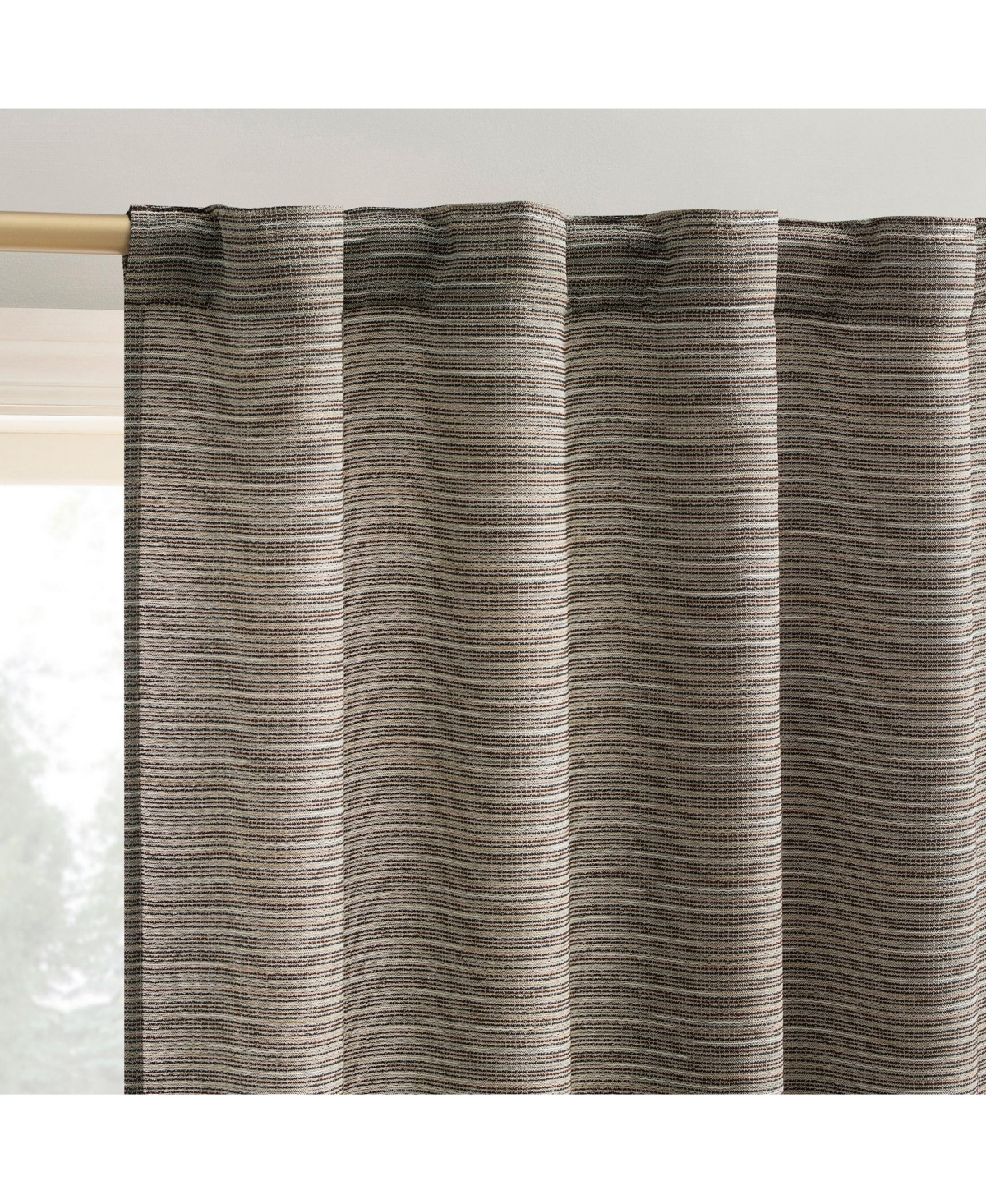 Click here for Lenora Space Dyed Textured Semi-Sheer Back Tab Cur... prices
