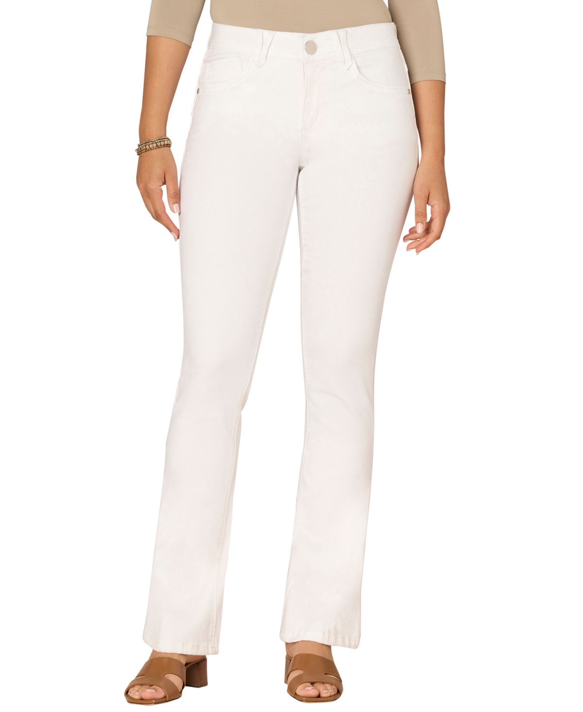 Click here for Democracy Womens Petite Mid-Rise Pocket Detail Jea... prices